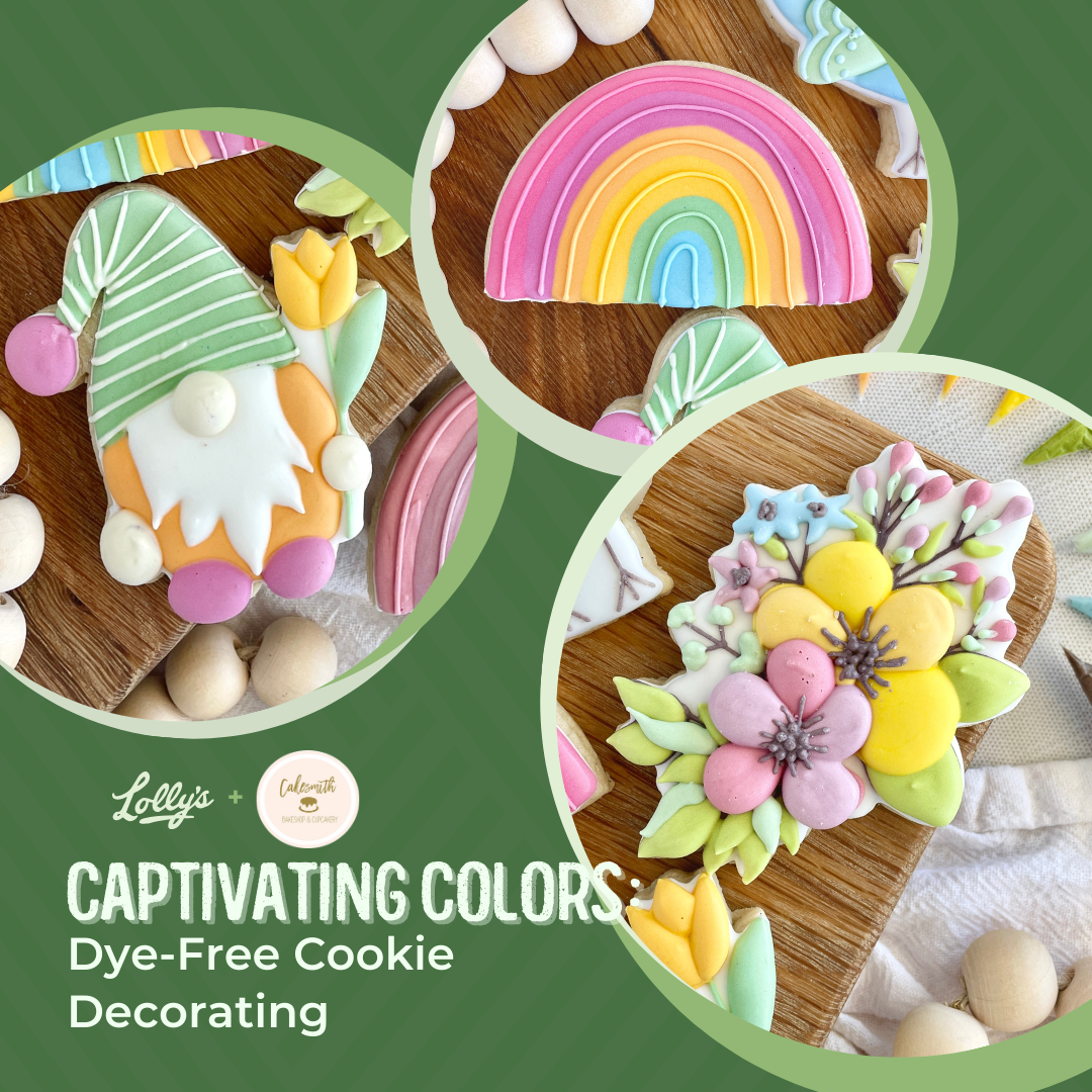 Captivating Colors: Dye Free Cookie Decorating Class – Lolly's Home Kitchen