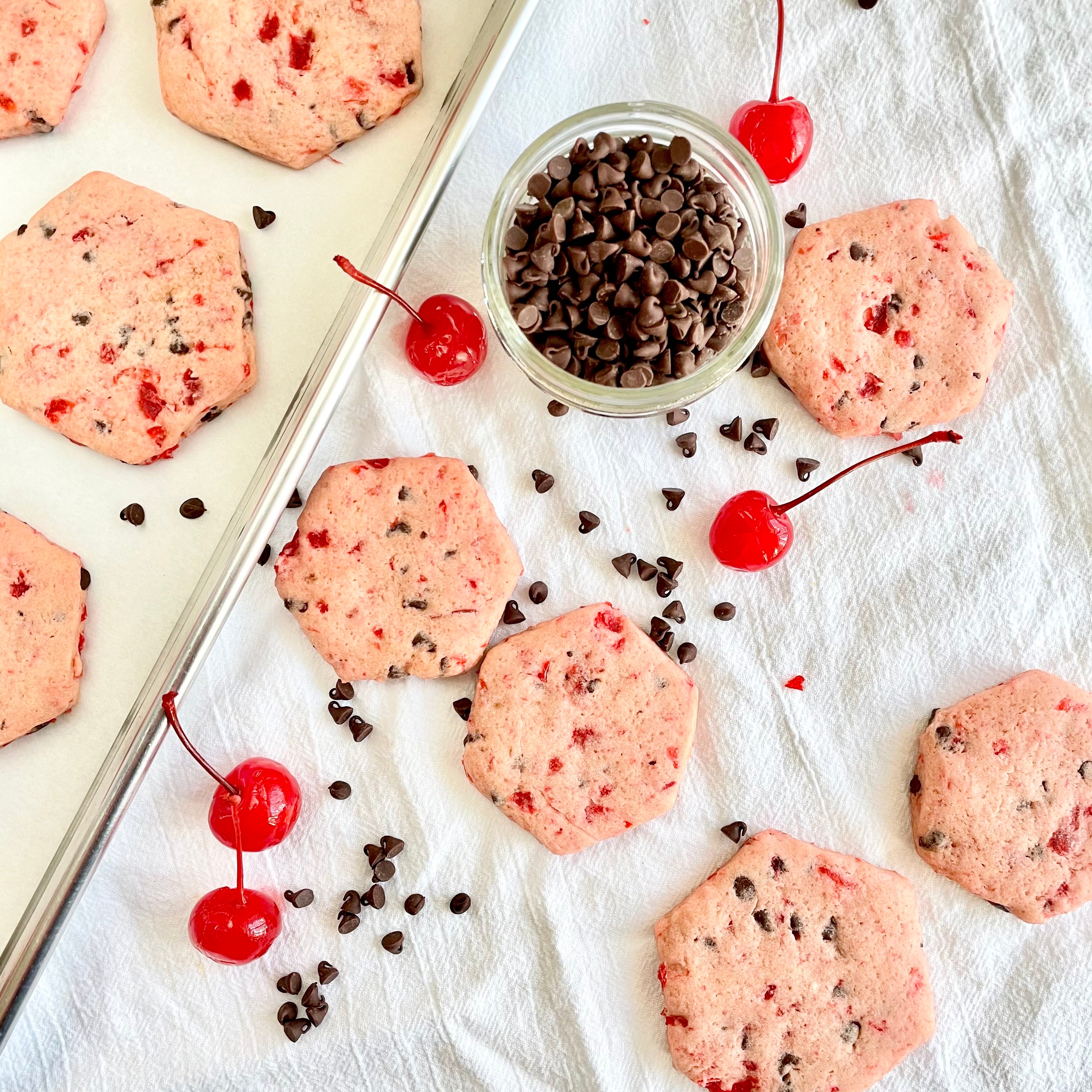 Cherry Chocolate Chip Sugar Cookie Recipe – Lolly's Home Kitchen