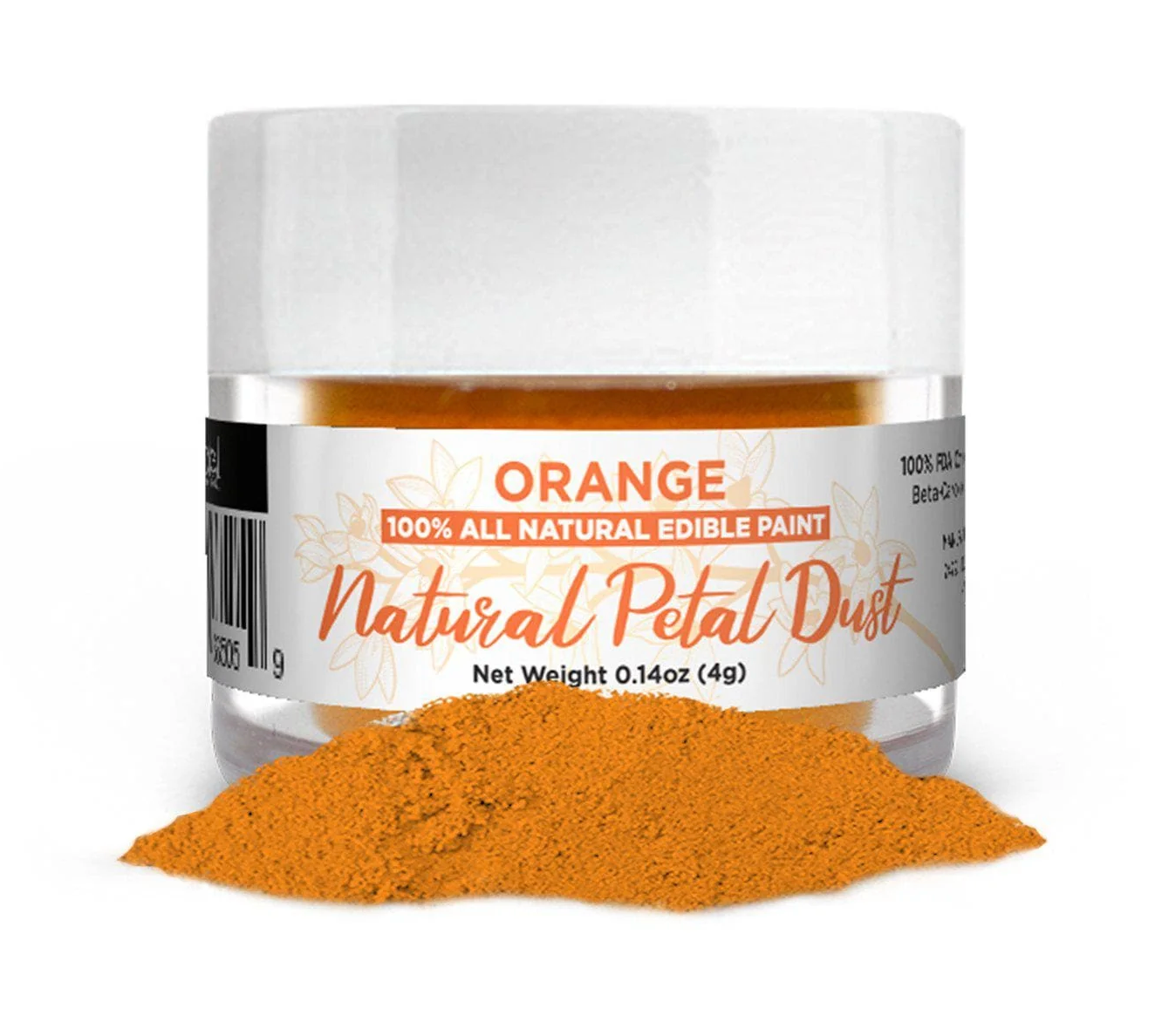 Orange Natural Petal Dust by Bakell – Lolly's Home Kitchen
