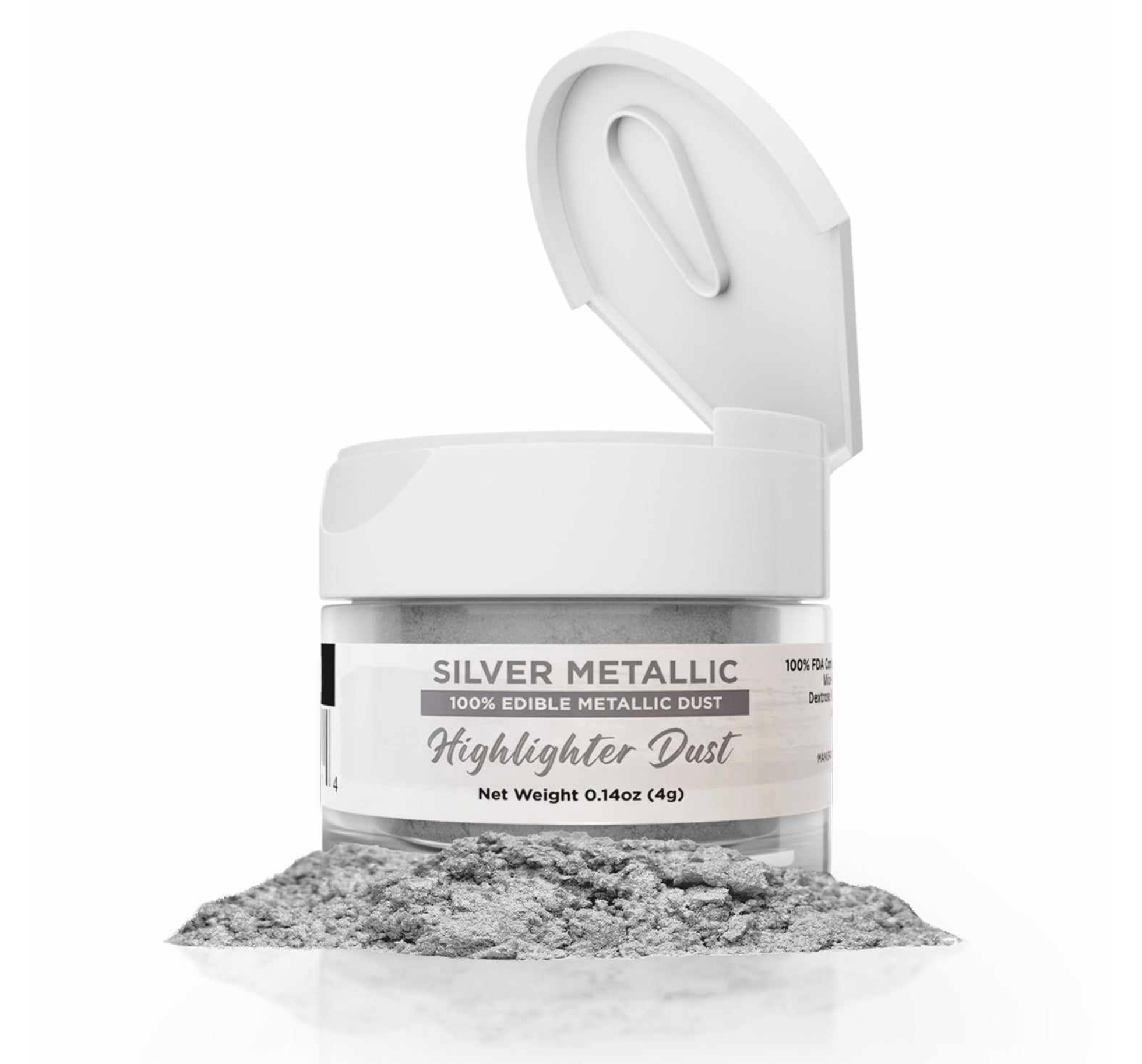 Silver Metallic Highlighter Dust – Lolly's Home Kitchen