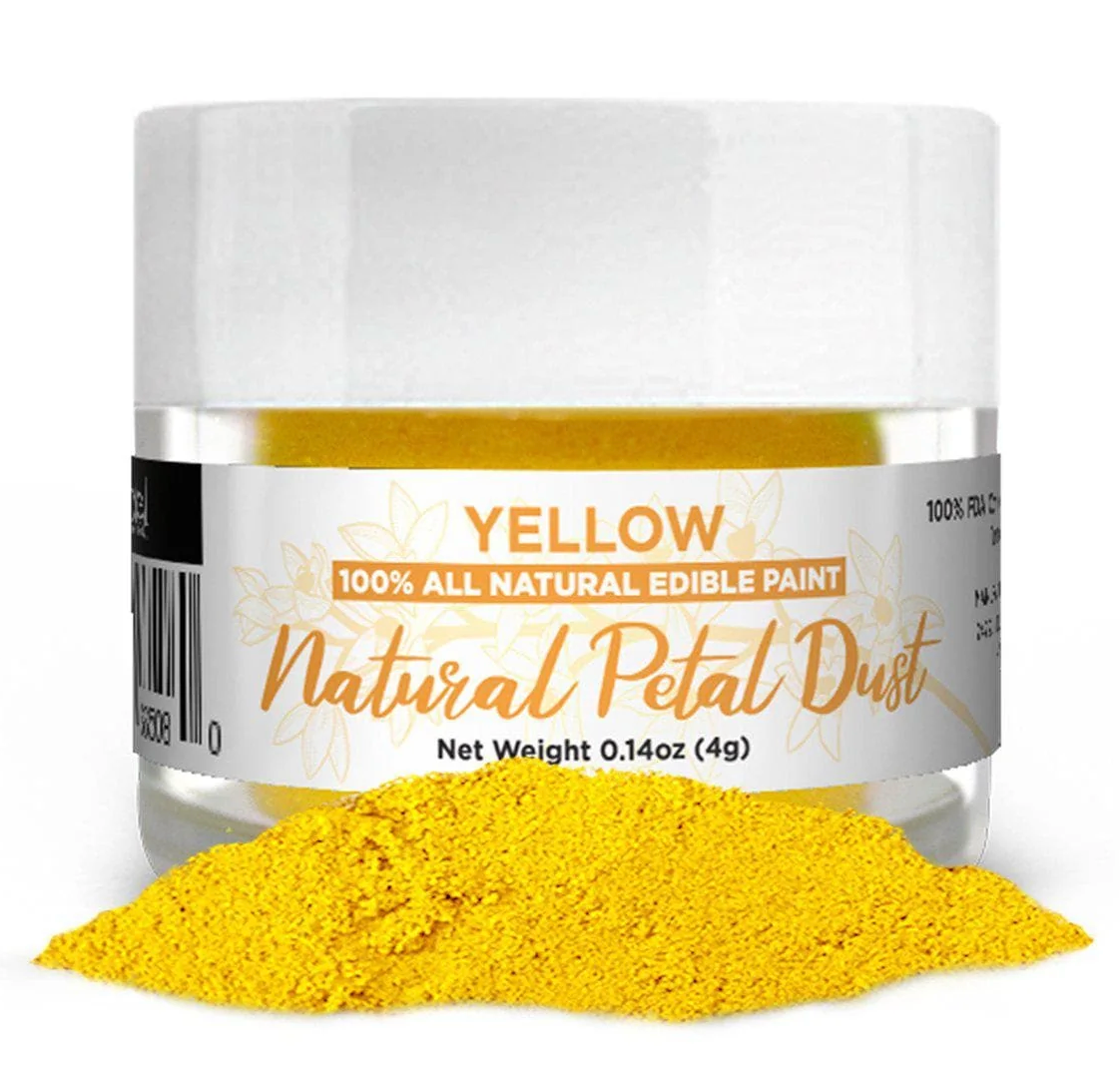 Yellow Natural Petal Dust by Bakell – Lolly's Home Kitchen